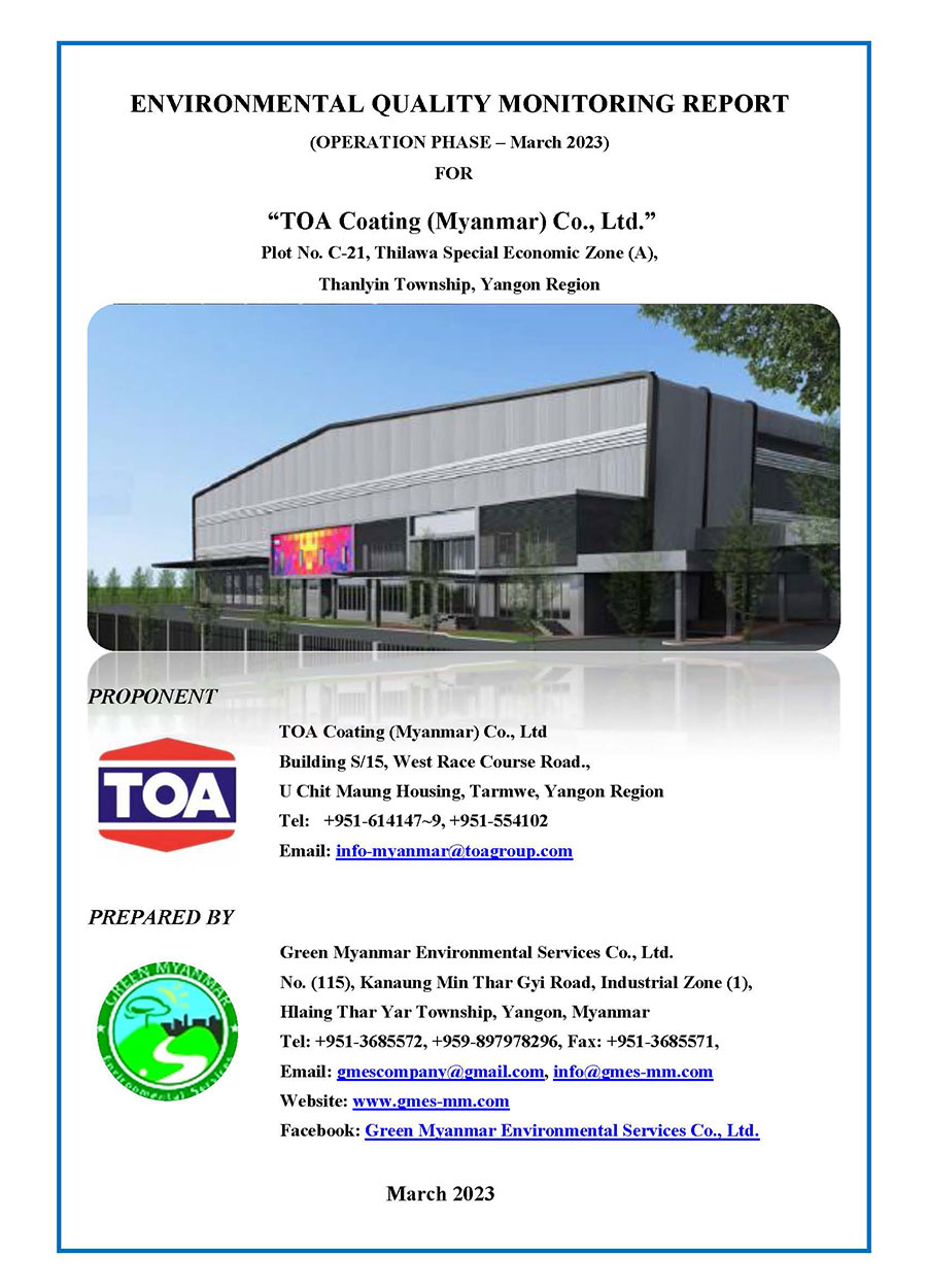 Projects | Green Myanmar Environmental Services Co., Ltd (GMES)